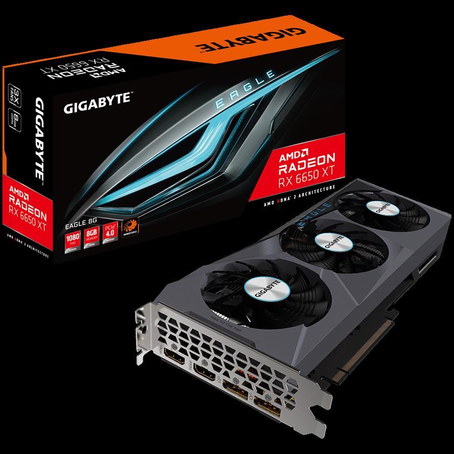 GIGABYTE Video Card AMD Radeon RX 6650 XT EAGLE 8G, 8GB GDDR6/128bit ...