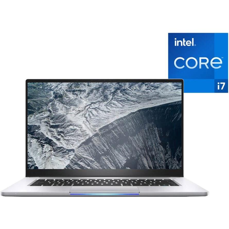 Intel NUC M15 laptop, silver, UK keyboard, 15inch FHD touchscreen 100% ...