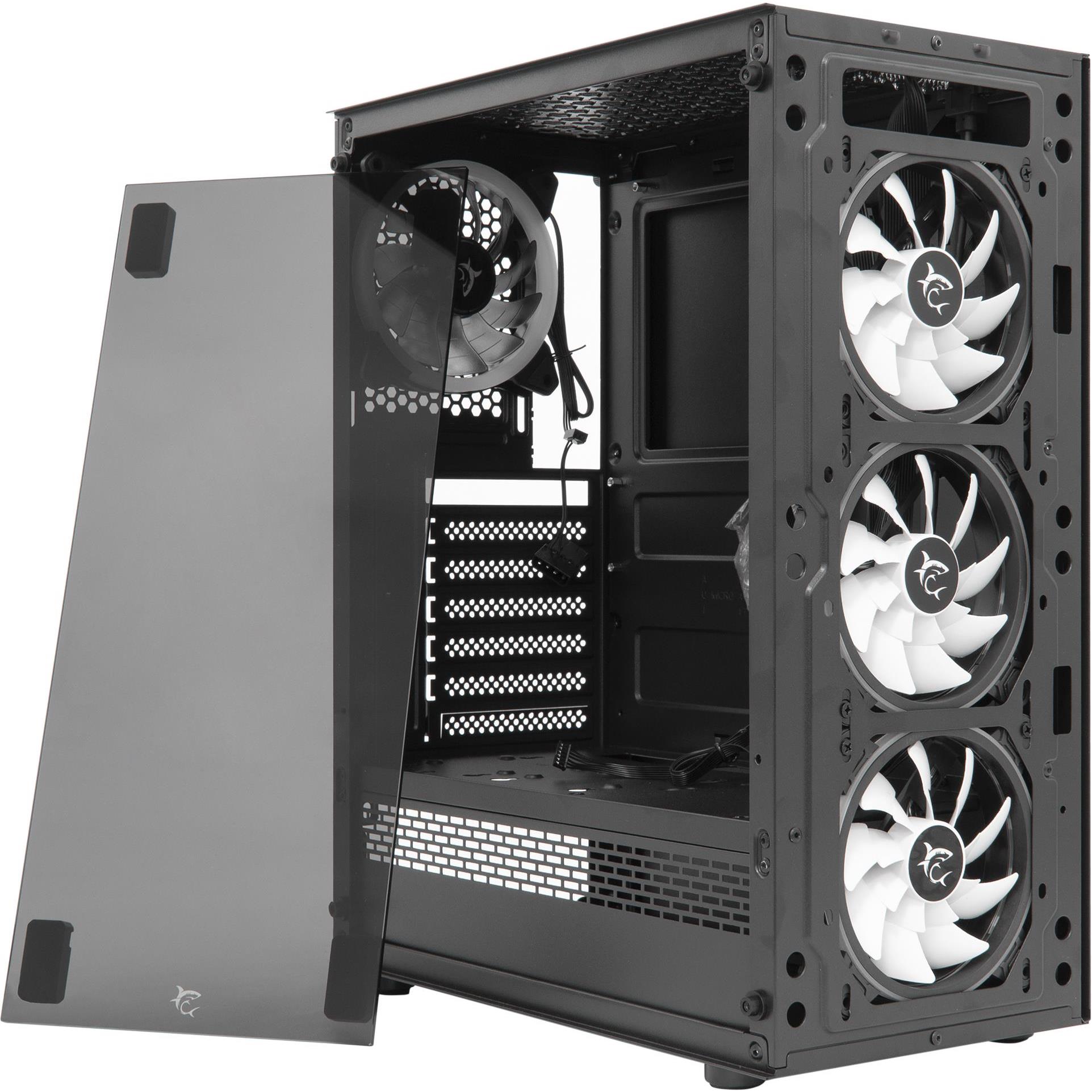 White Shark KUĆIŠTE GCC-2101 BUNKER / 1 Fan RED + 3 Fan VELOCITY ...